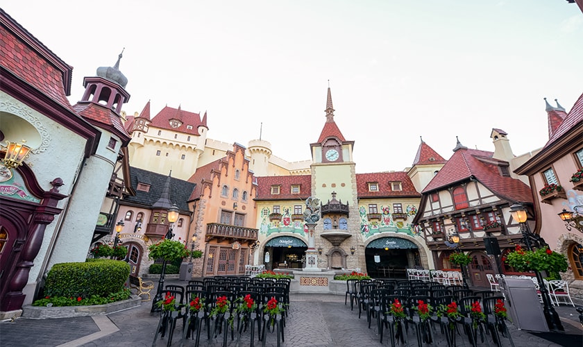 Epcot Germany Wedding Magical Epcot Disney World Wedding Ceremony ...