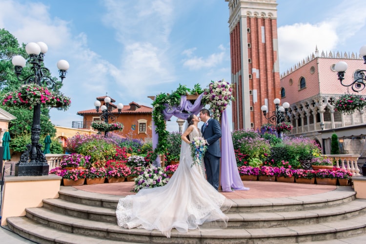 A Dreamy Disney’s Fairy Tale Wedding at the Italy Plaza in EPCOT ...