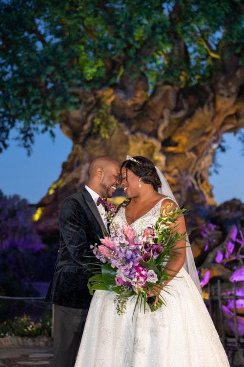 One Couple’s Lion King Inspired Disney Wedding Inside Disney’s Animal ...